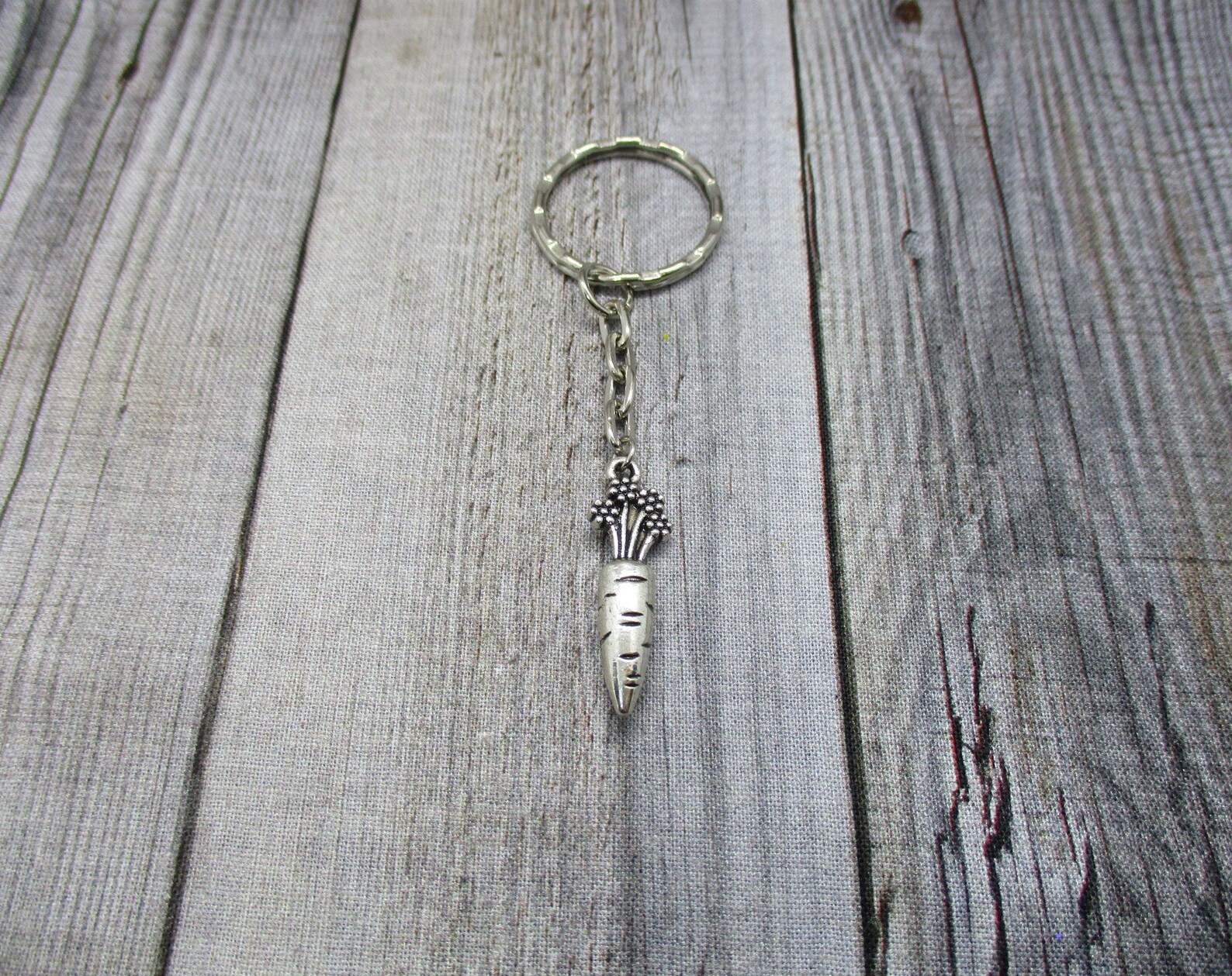 Carrot Keychain Veggie Keychain Food Keychain Vegetable Keychain ...