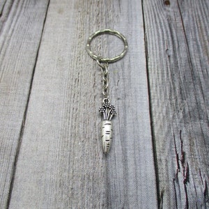 Carrot Keychain Veggie Keychain Food Keychain Vegetable Keychain ...