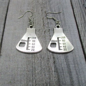 Chemistry Earrings Science Earrings Beaker Earrings Flask Earrings ...