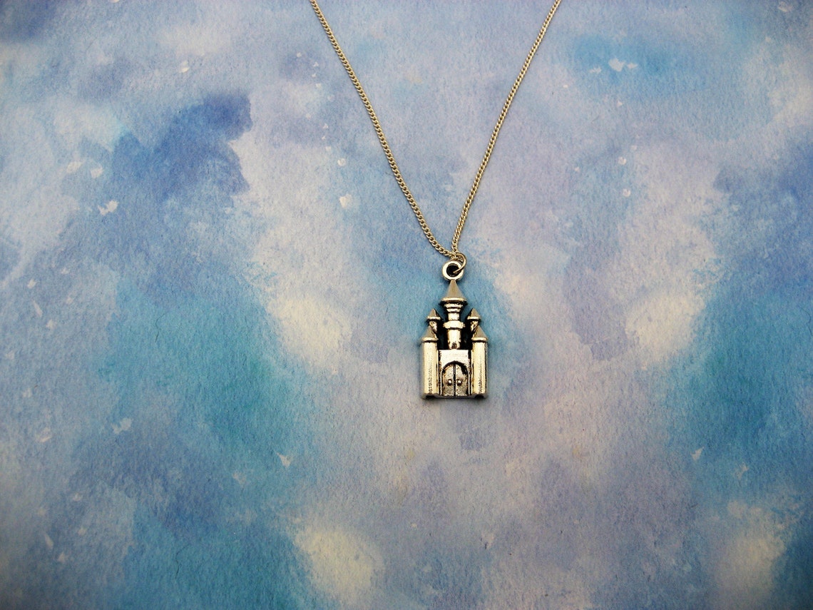 Castle Necklace Castle Gate Necklace Castle Jewelry | Etsy