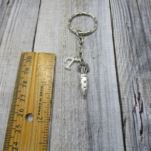 Carrot Keychain Veggie Keychain Food Keychain Vegetable Keychain ...