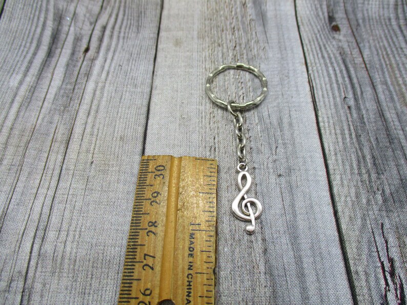 Treble Clef Keychain Music Lovers Keychain Musician Gift Music - Etsy
