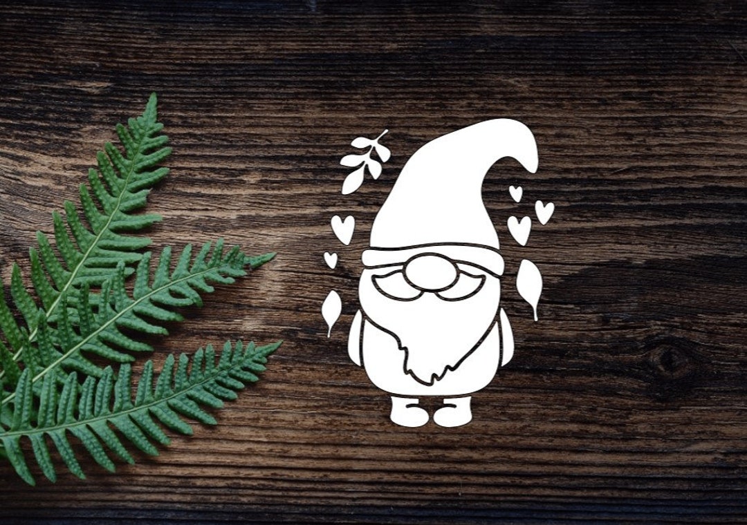 Gnome Decal Gnome Vinyl Decal for Bumper Sticker, Laptop, Tumbler Cup ...