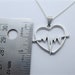 Heartbeat Necklace, EKG Necklace, EKG Jewelry, , Gift for Nurse - Etsy