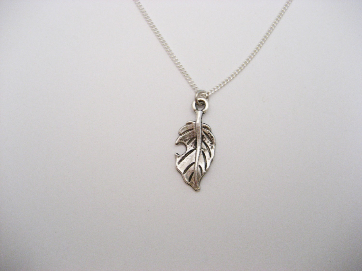 Leaf Necklace, Leaf Jewelry, Nature Necklace, Gardening Necklace ...