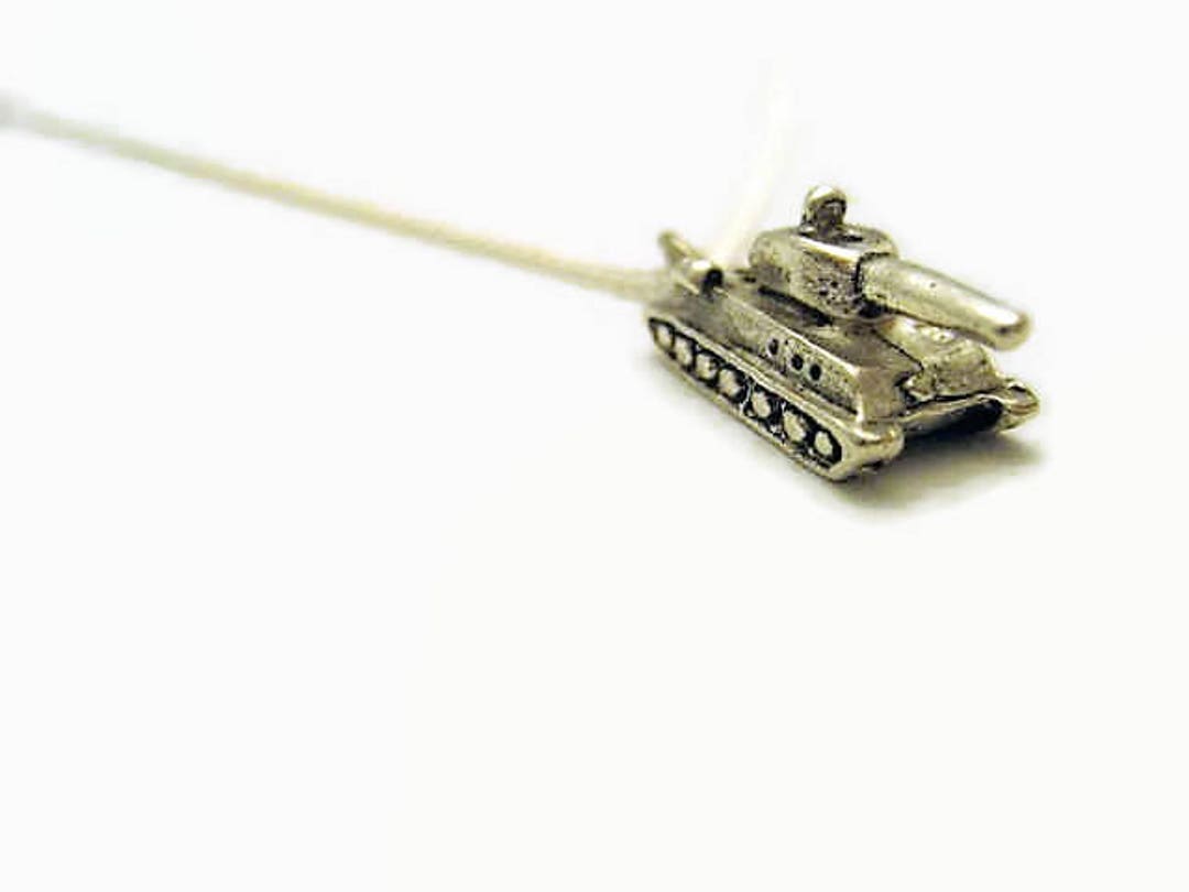 Tank Necklace, Tiny Tank Necklace, Tank Jewelry, Military Tank Necklace ...