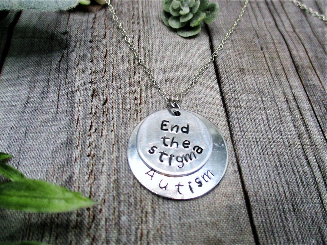 End the Stigma Necklace Mental Health Necklace Autism Necklace Gifts ...
