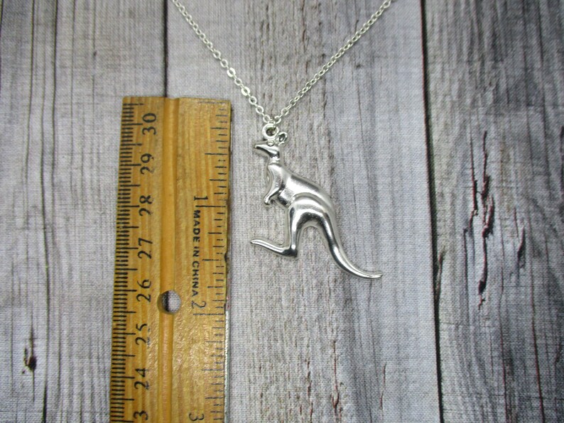 Kangaroo Necklace Kangaroo Jewelry Animal Gifts - Etsy