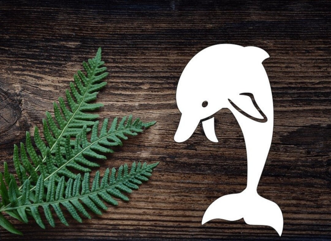 Vinyl Dolphin Decal for Water Bottle Dolphin Sticker Cup Sticker Laptop ...