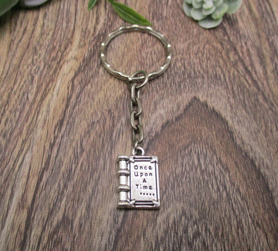 Once Upon A Time Keychain Storybook Keychain Gifts for Her - Etsy