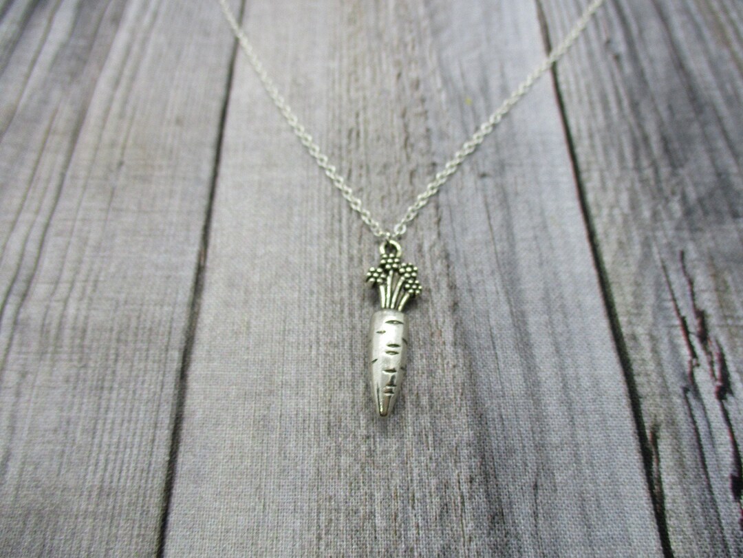Carrot Necklace Food, Necklace Vegetable Necklace, Garden Necklace ...