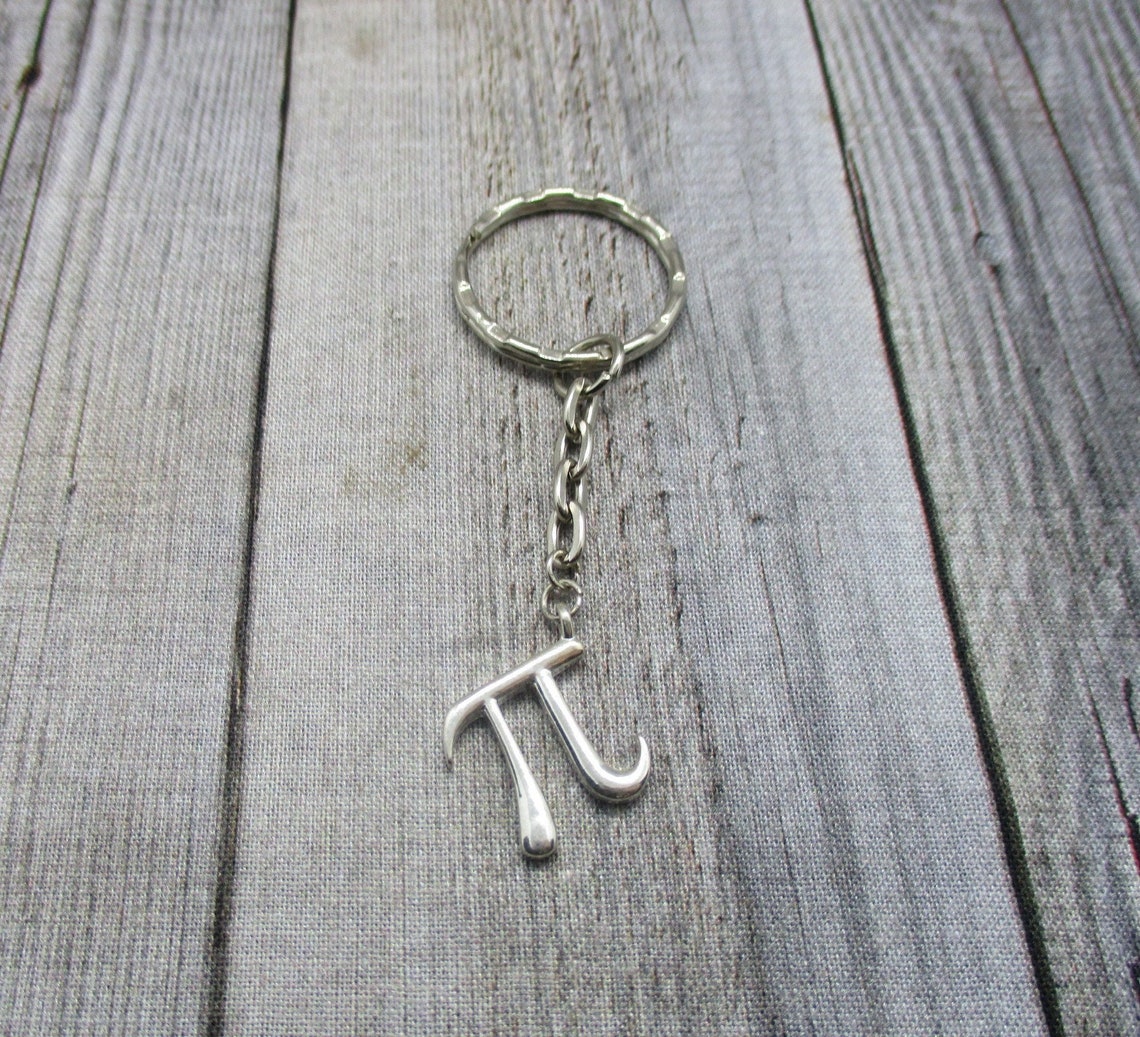 Pi Keychain Math Keychain Geometry Keychain Pi Symbol Keychain - Etsy