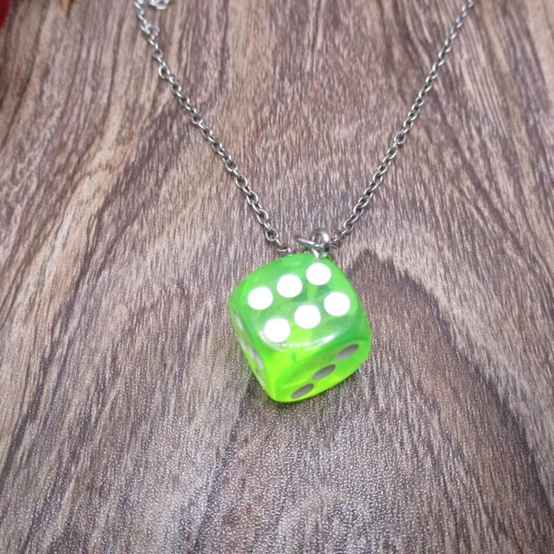 Dice Necklace - Etsy