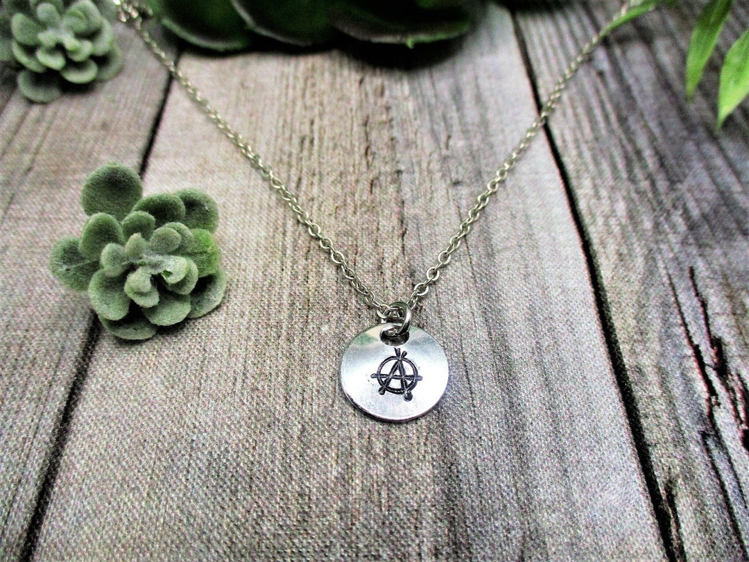 Anarchy Necklace Anarchy Jewelry Gifts for Him/ Her Anarchist Charm ...
