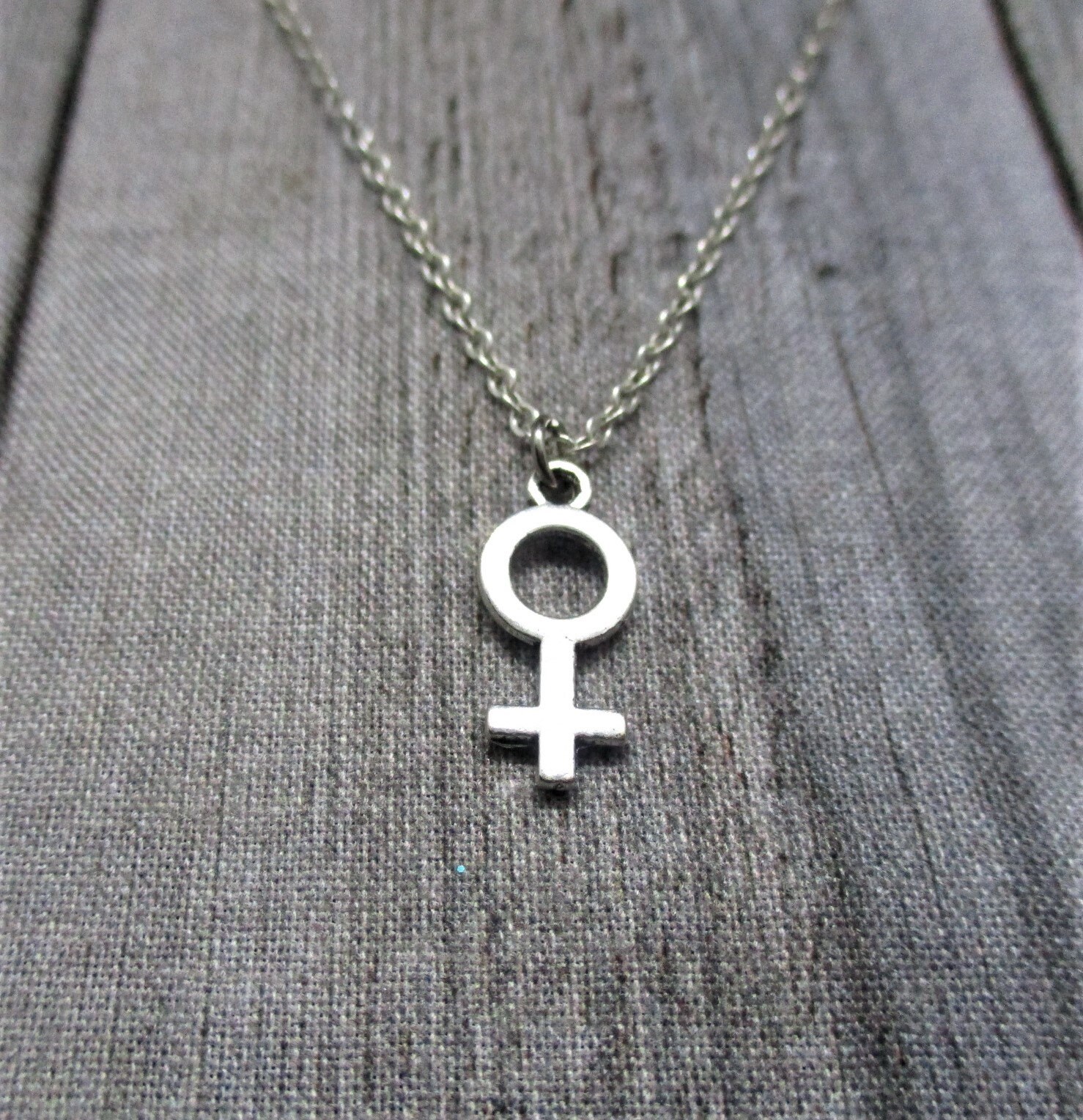 Venus Necklace, Female Symbol Necklace, Feminist Necklace Gifts for Her ...