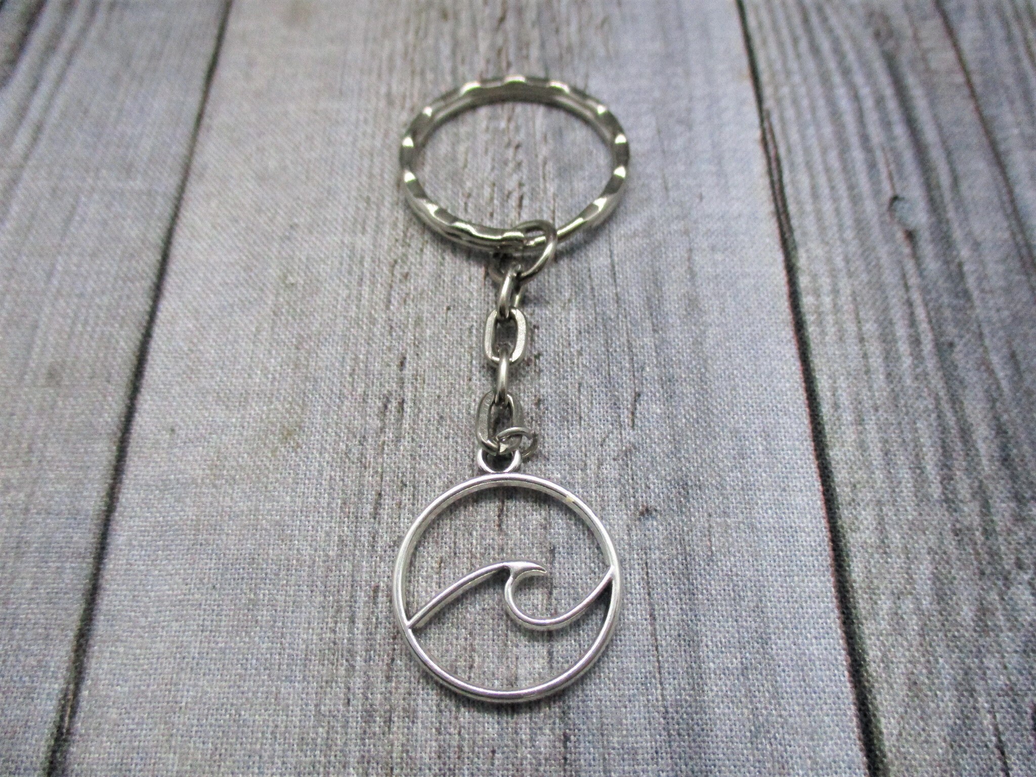 Ocean Wave Keychain Beach Keychain Ocean Lovers Gifts for Him - Etsy