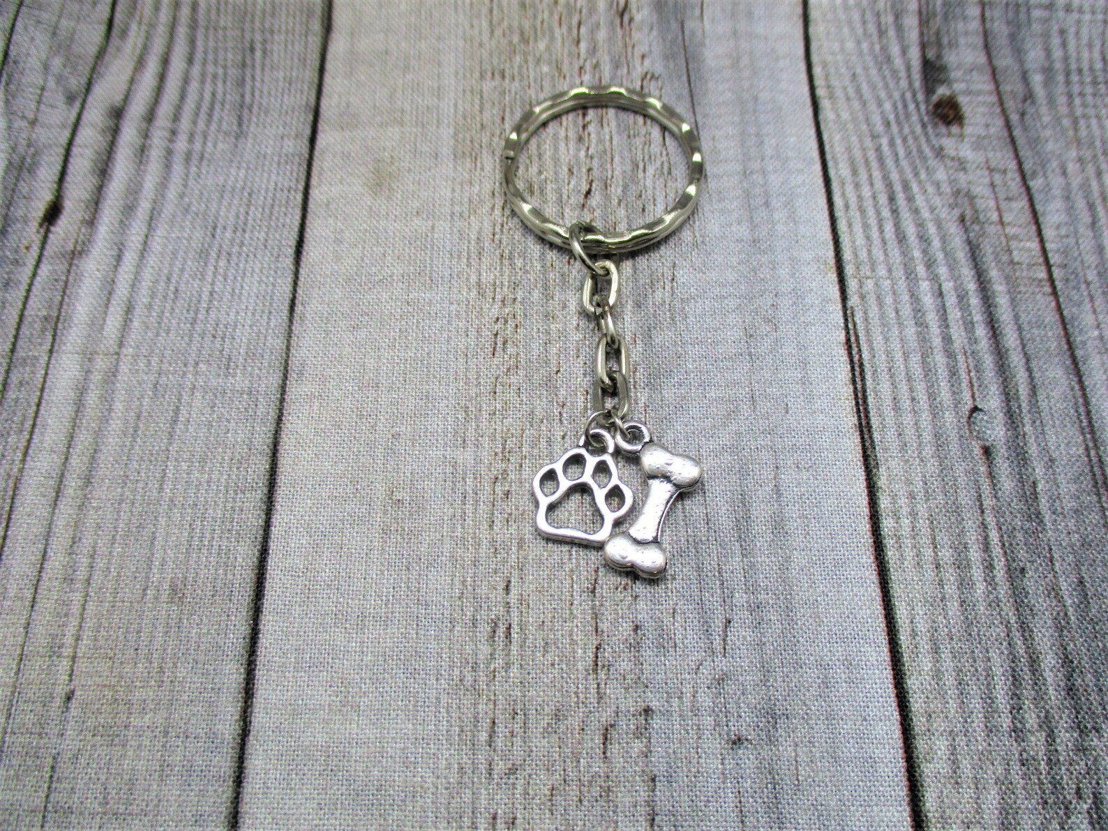 Dog Bone Keychain Dog Paw Keychain Dog Lovers Keychain Pet - Etsy