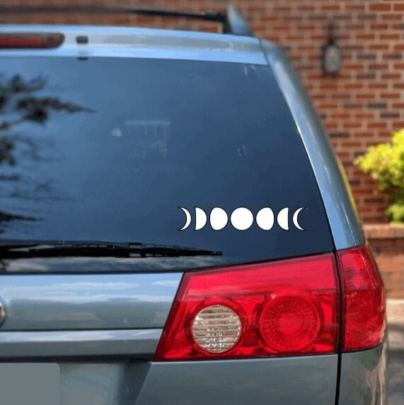 Vinyl Moon Phases Decal for Water Bottle Moon Phase Sticker | Etsy