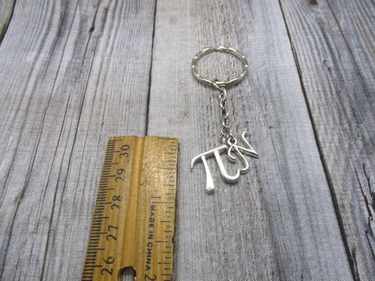 Pi Keychain Personalized Geometry Keychain Initial Pi Symbol - Etsy