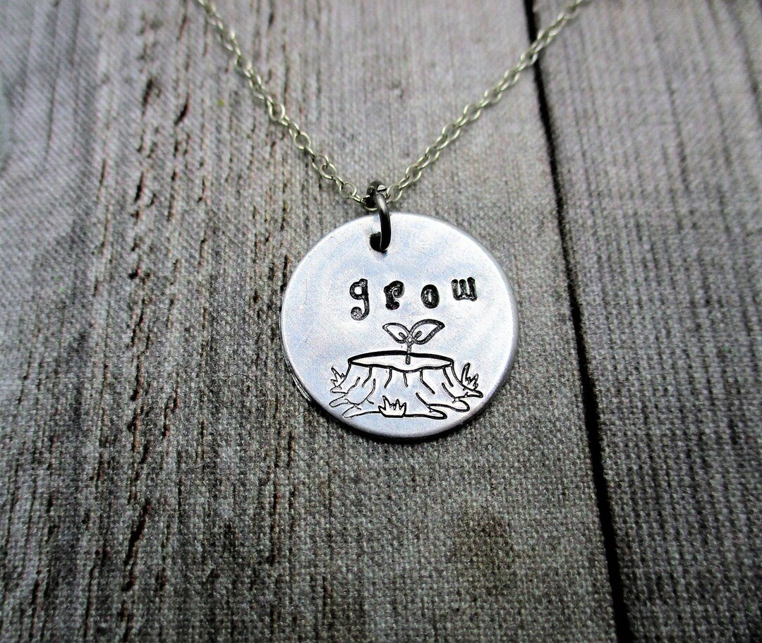 Grow Necklace,grow Jewelry Gifts for Her/ Him Growth Necklace - Etsy