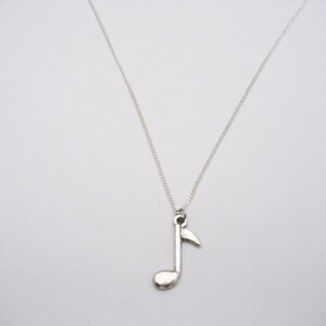 Quarter Note Necklace Music Necklace Music Lovers Music Note - Etsy