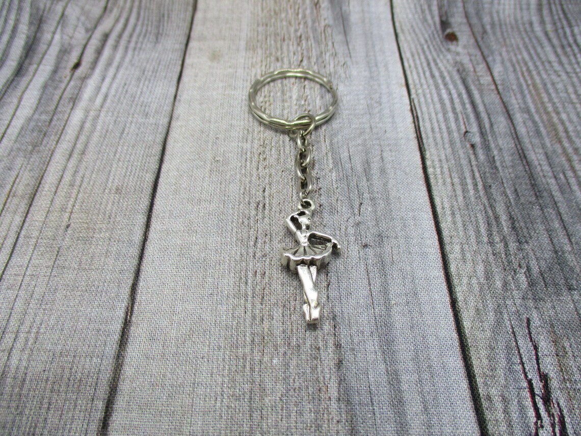 Ballerina Keychain Ballet Keychain Dancer Keychain Dance | Etsy
