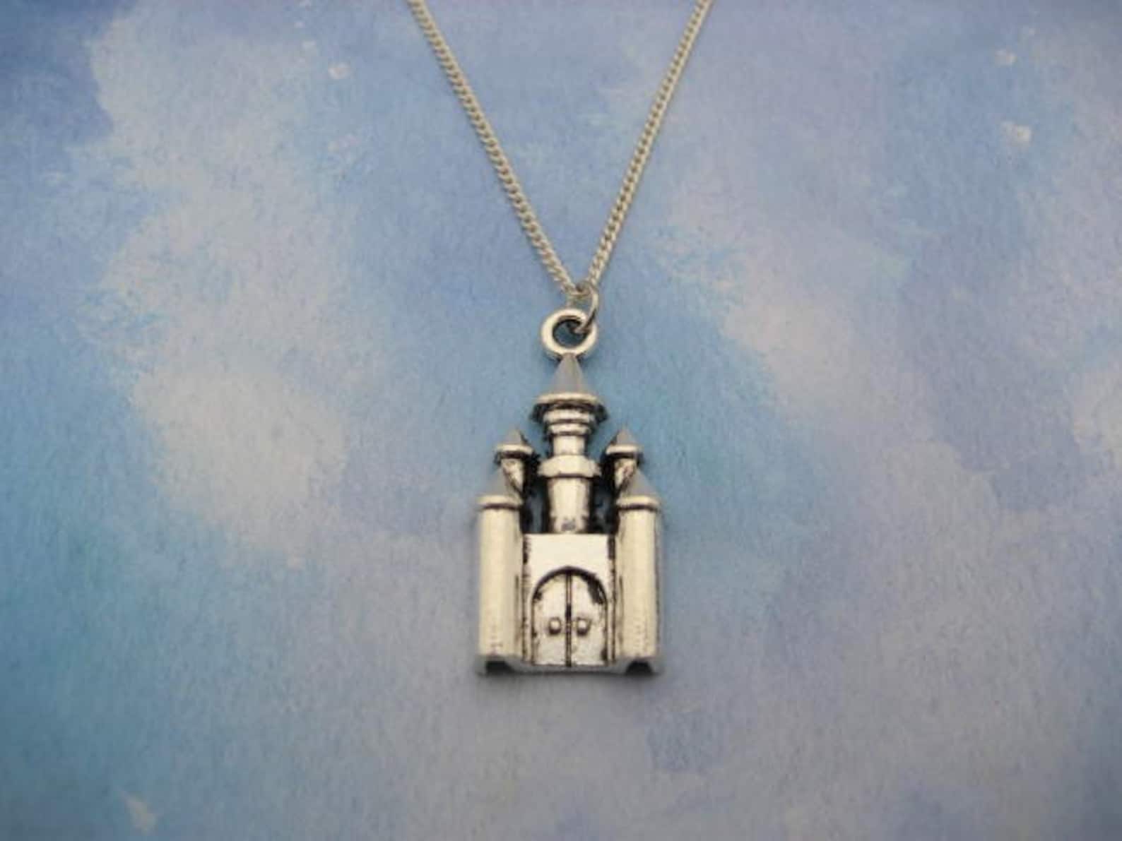 Castle Necklace Castle Gate Necklace Castle Jewelry - Etsy