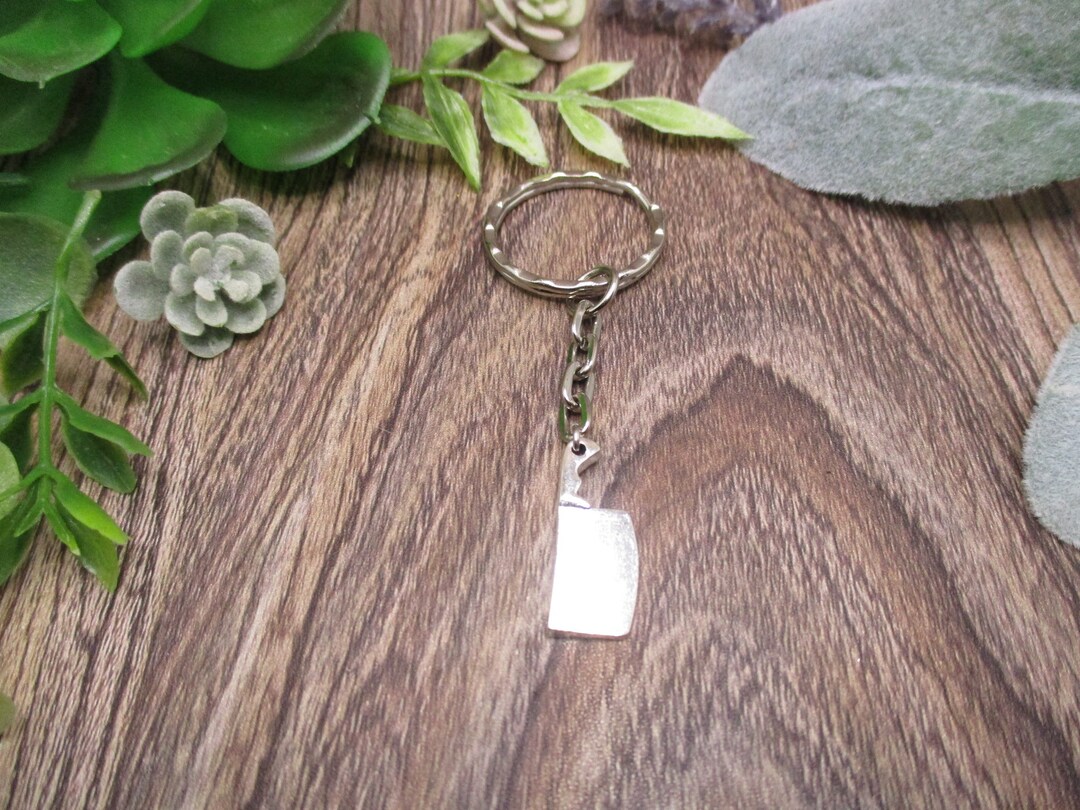 Chef Knife Keychain Meat Cleaver Keychain Gifts for Her / Him - Etsy