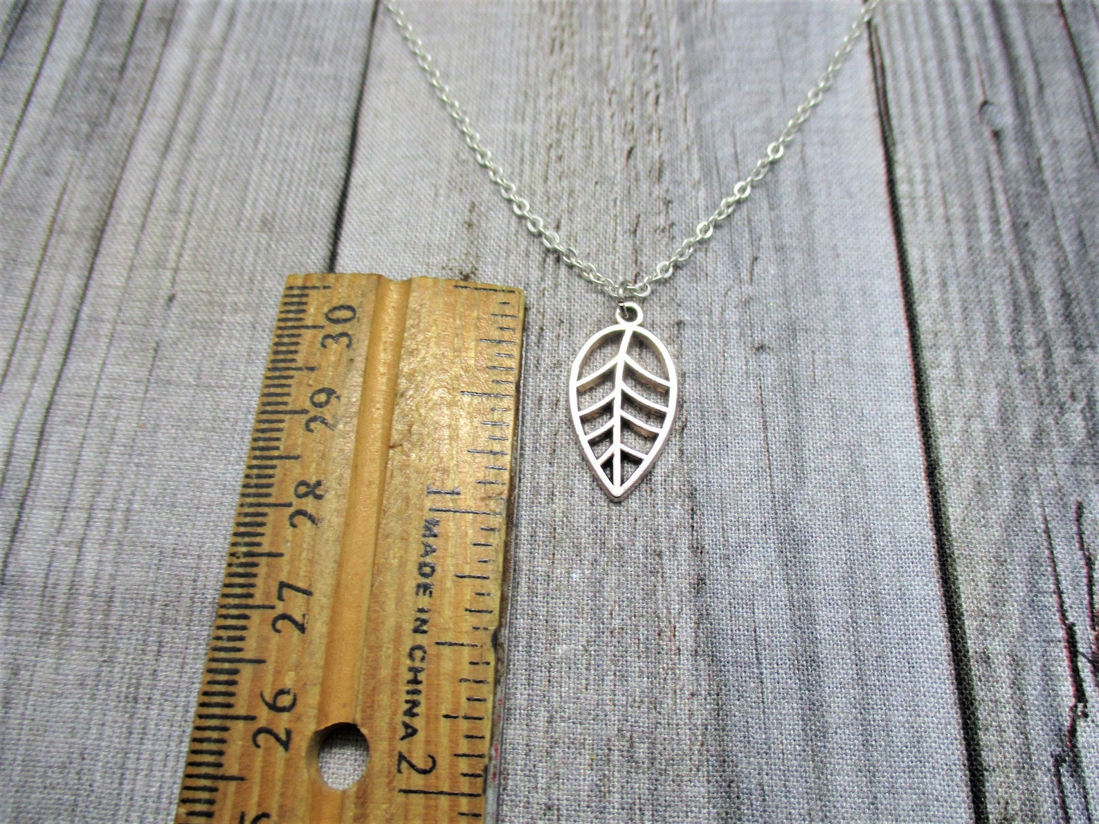 Leaf Necklace Nature Necklace Gardening Gardener Jewelry - Etsy