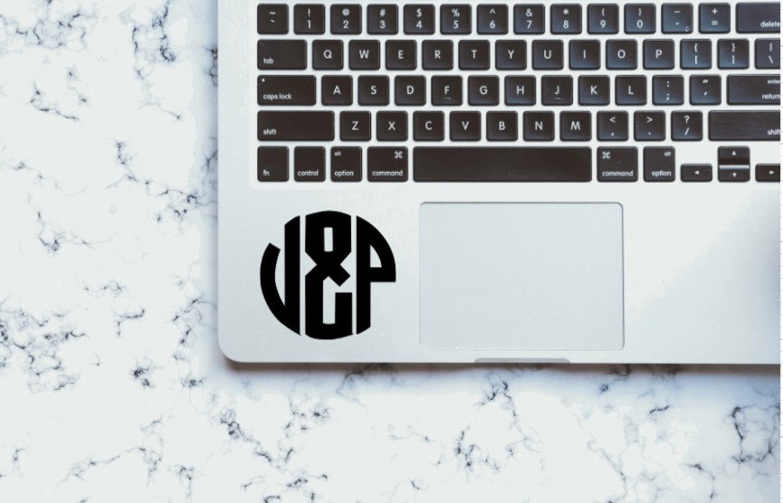 Personalized Vinyl Monogram Decal Customized Initials Window | Etsy