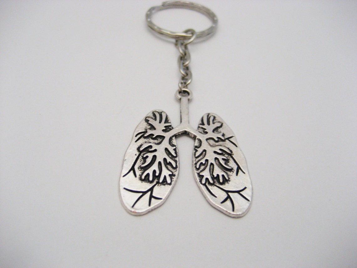 Human Lungs Keychain Science Keychain Biology Keychain Anatomical ...