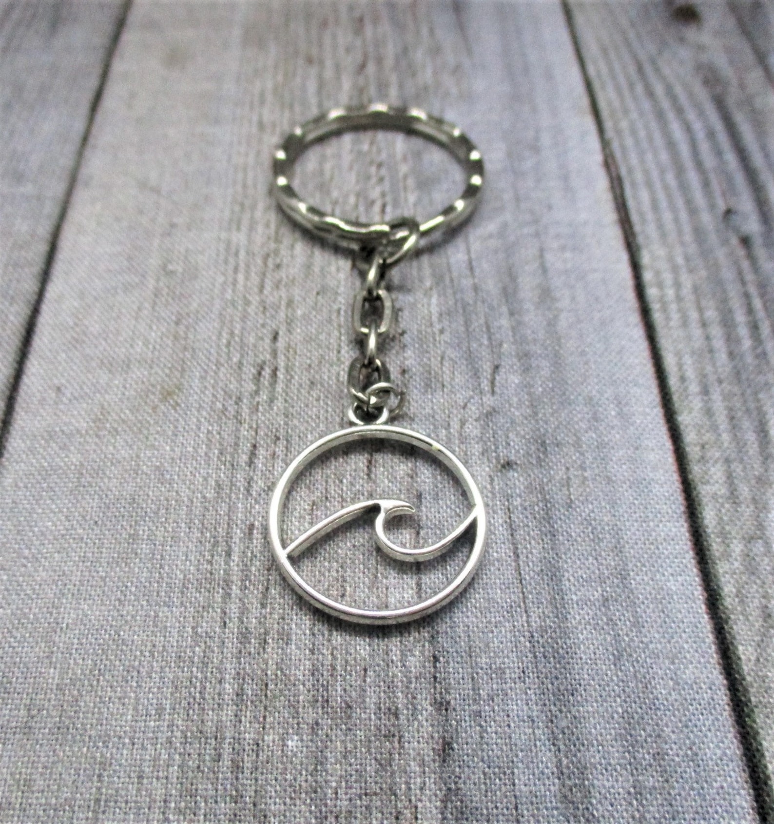 Ocean Wave Keychain Beach Keychain Ocean Lovers Gifts for Him - Etsy