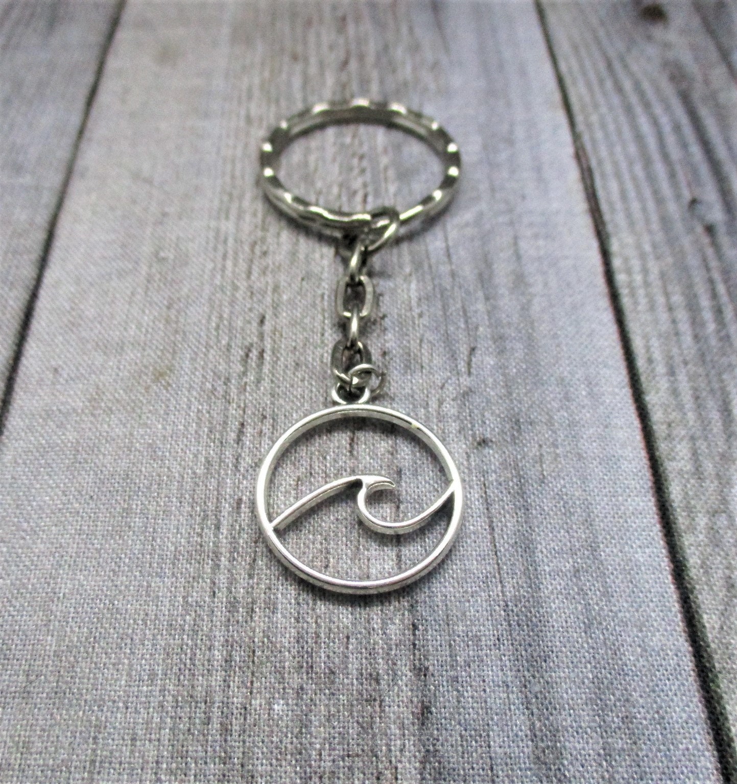 Ocean Wave Keychain Beach Keychain Ocean Lovers Gifts for Him - Etsy