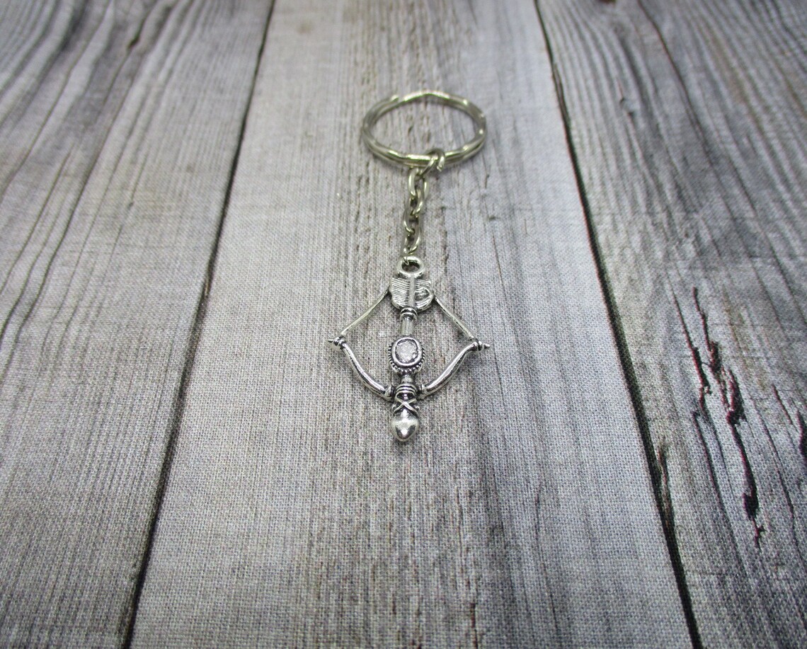 Crossbow Keychain Arrow Keychain Bow and Arrow Keychain | Etsy