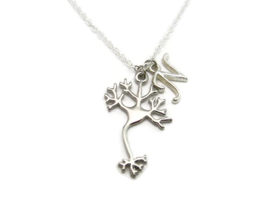 Neuron Necklace, Biology Necklace, Cell Necklace, Science Necklace ...