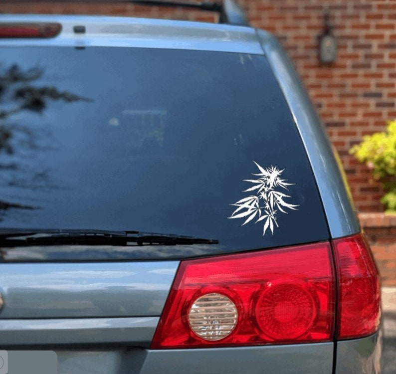 Vinyl Marijuana Decal Weed Decal Water Bottle Stoner Sticker - Etsy