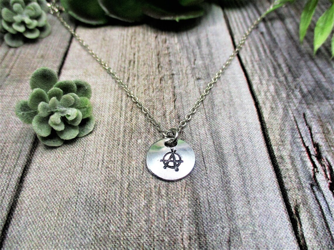 Anarchy Necklace Anarchy Jewelry Gifts For Him/ Her Anarchist | Etsy