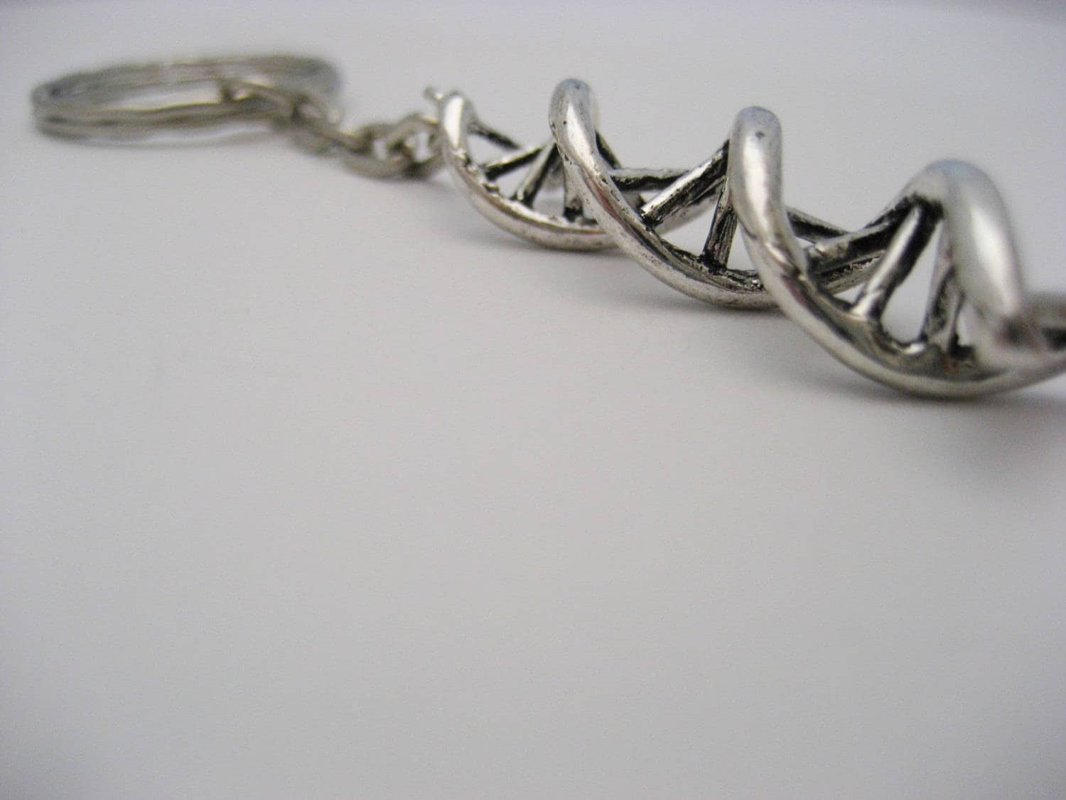 DNA Keychain Science Keychain Double Helix Keychain Biology - Etsy UK