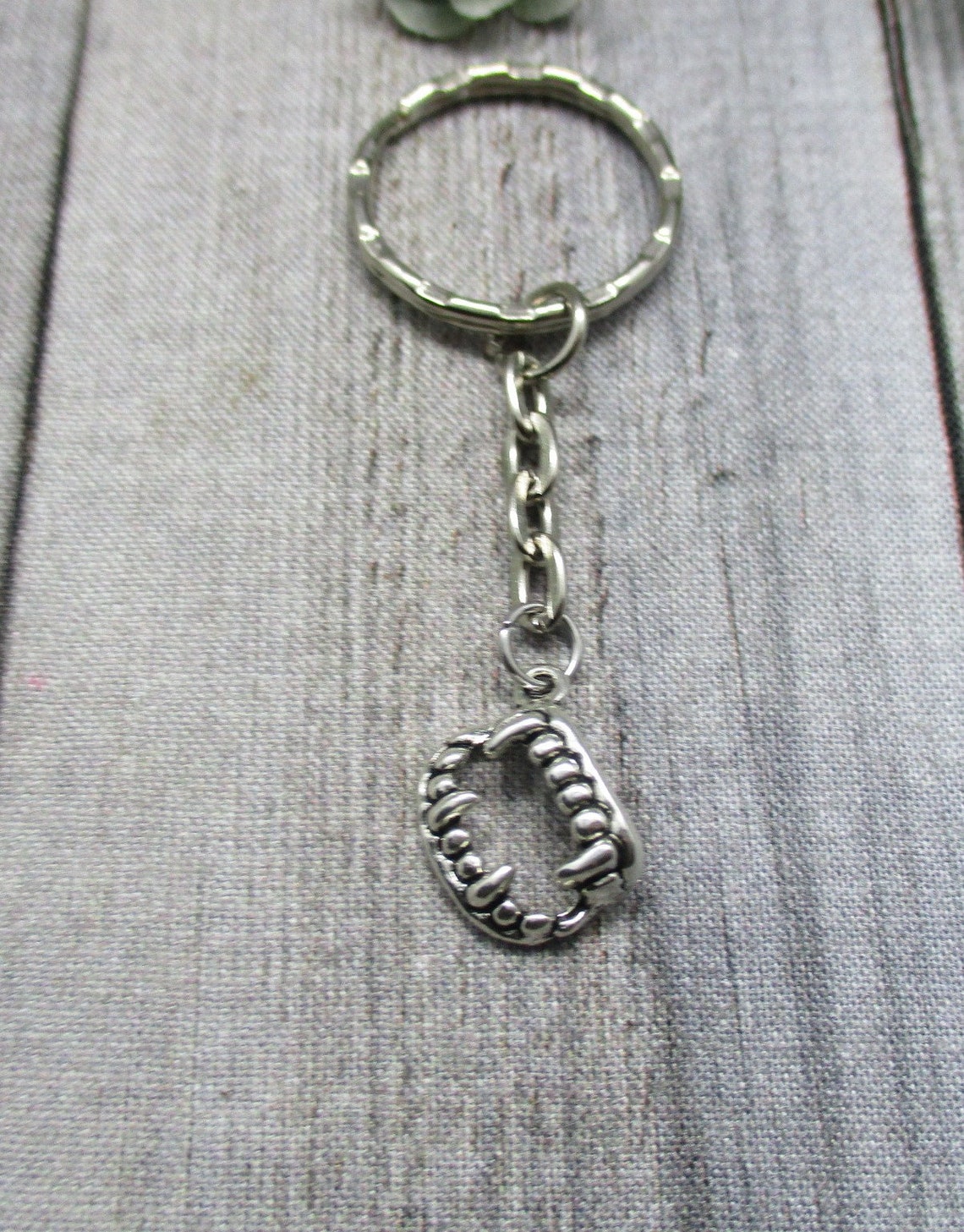 Vampire Teeth Keychain Vampire Keychain Halloween Lovers Gifts - Etsy