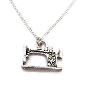 Sewing Machine Necklace, Sewing Necklace, Sewing Machine Jewelry ...