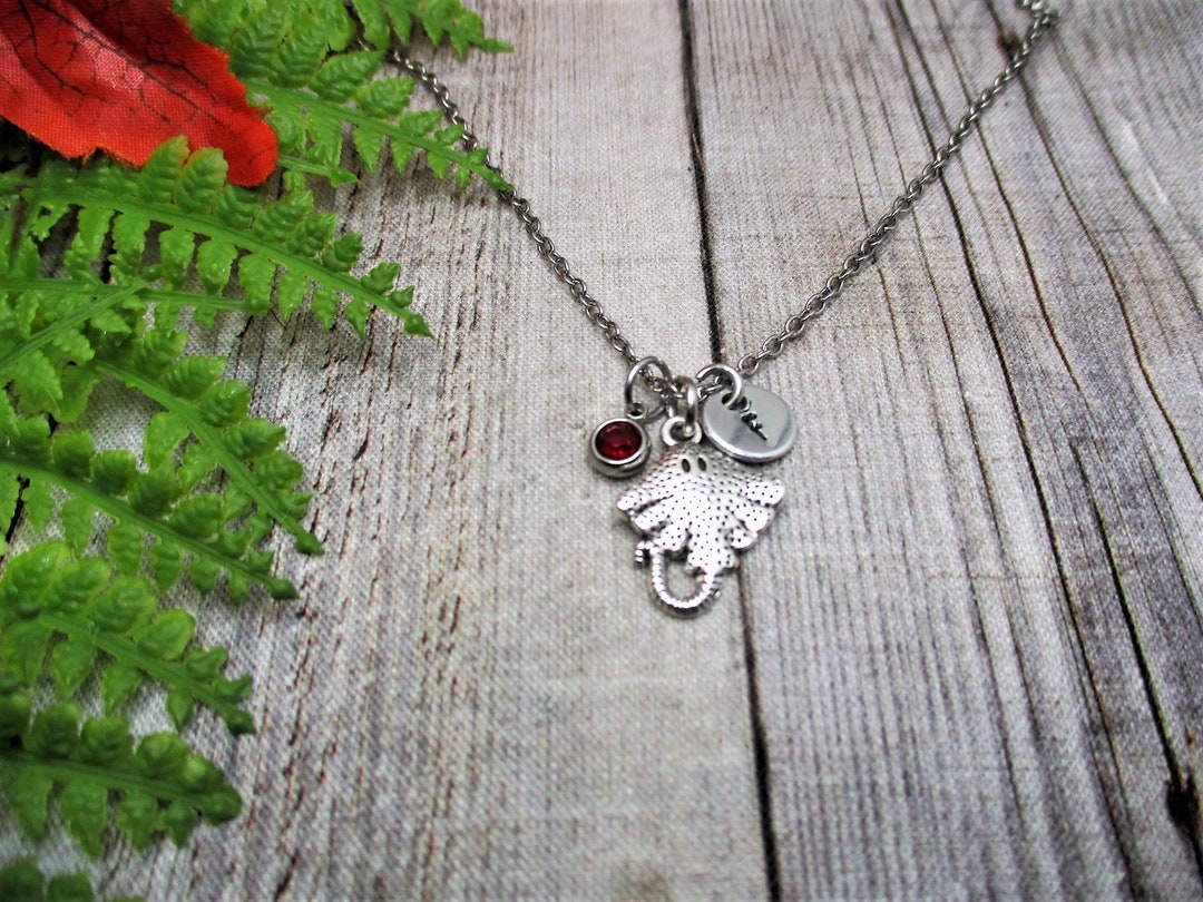 Stingray Necklace Personalized Letter Initial Gift for Her Stingray ...