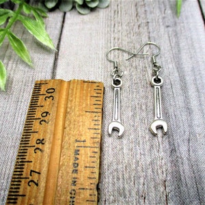 Wrench Earrings Construction Dangle Earrings Tool Earrings Tool Jewelry ...