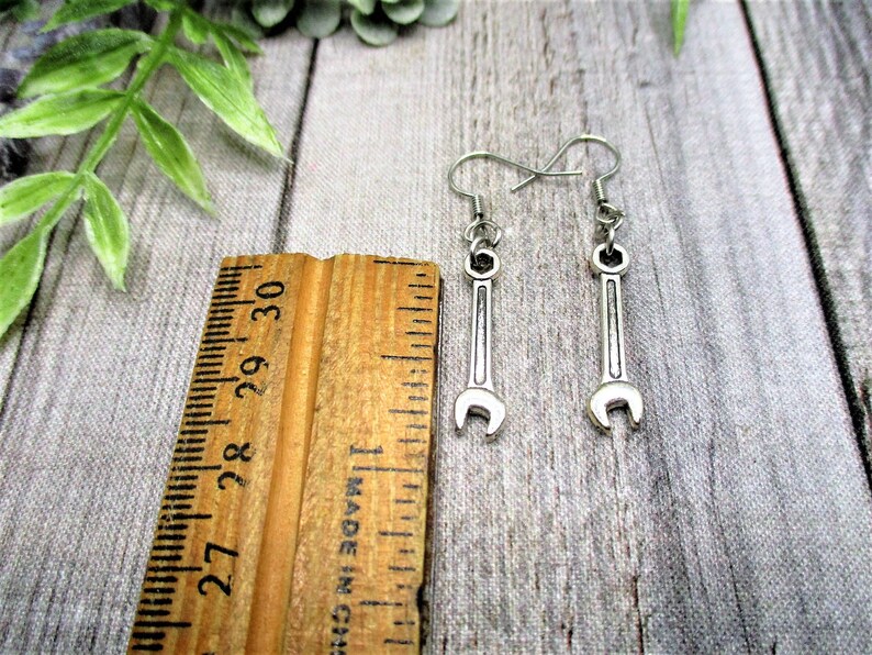 Wrench Earrings Construction Dangle Earrings Tool Earrings - Etsy