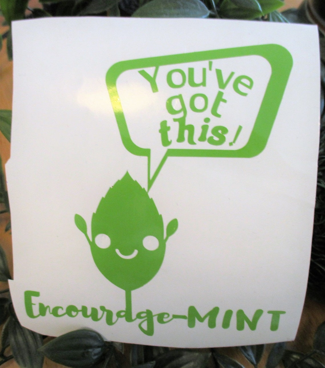 Vinyl Encourage-mint Decal Inspirational Sticker Cup Sticker | Etsy