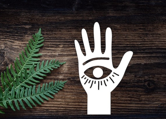 Hand W/ Eye Vinyl Decal for Bumper Sticker Laptop Tumbler | Etsy