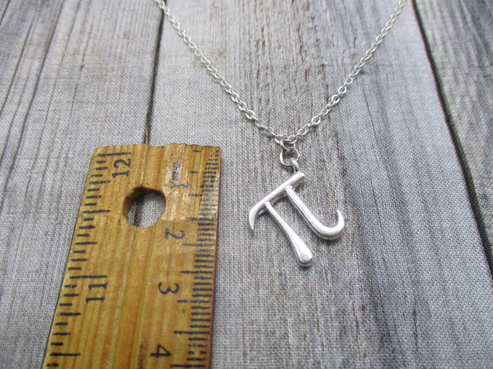 Pi Necklace Math Necklace Pi Symbol Necklace Math Jewelry Pi | Etsy