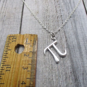 Pi Necklace Math Necklace Pi Symbol Necklace Math Jewelry Pi Jewelry Pi ...