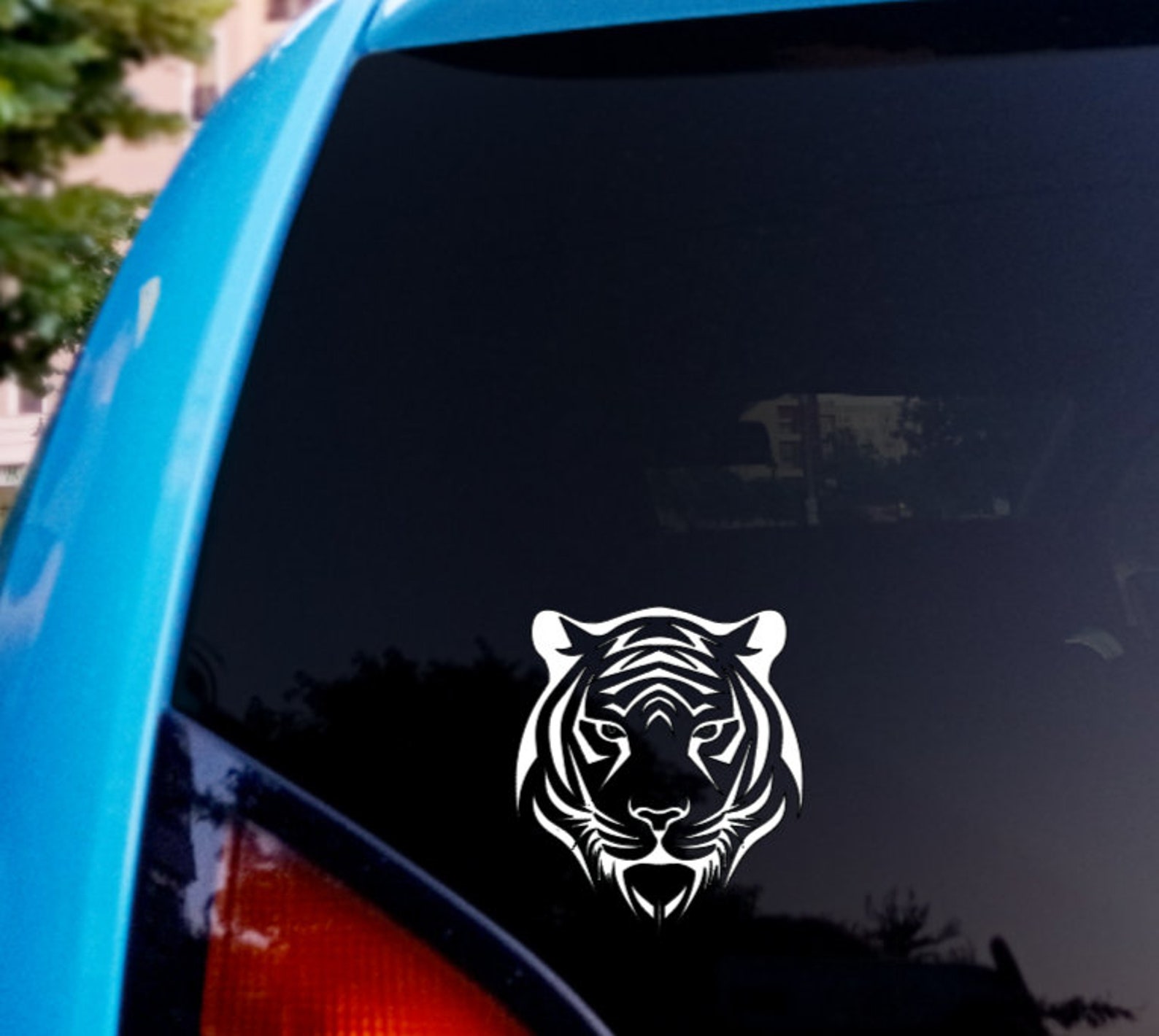 Vinyl Tiger Head Decal Tiger Vinyl Decal For Water Bottle Sticker Cup ...