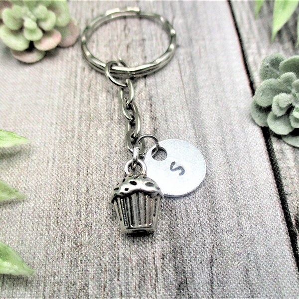 Cupcake Keychain - Etsy
