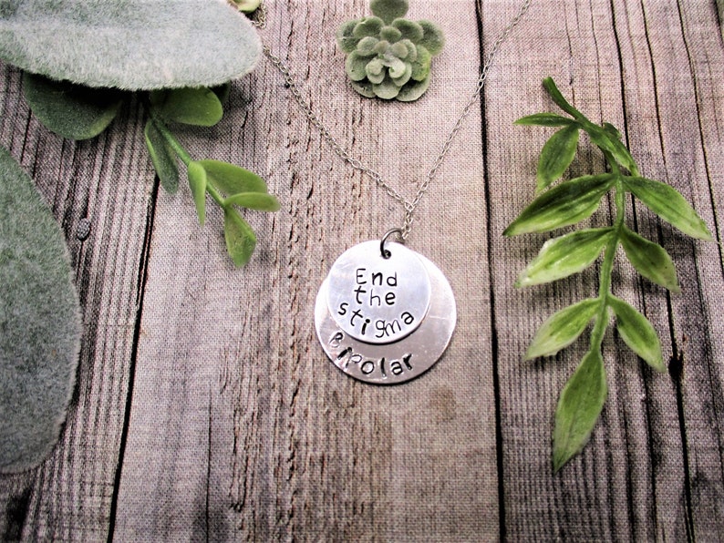 End the Stigma Necklace Mental Health Necklace Bipolar - Etsy
